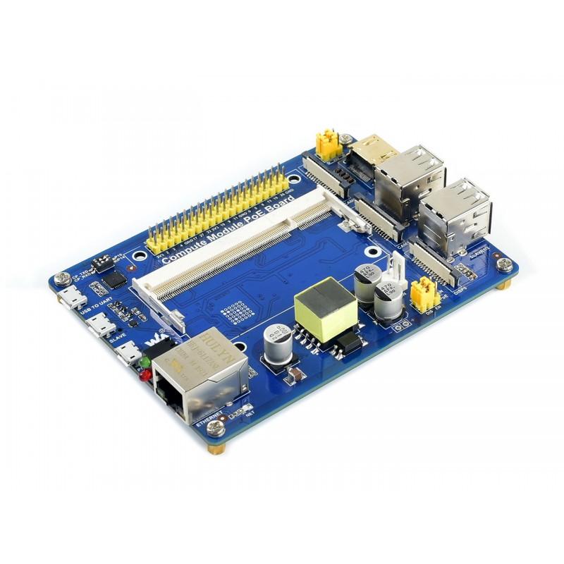 Scheda IO del modulo di calcolo con funzionalità PoE, per Raspberry Pi ... Scheda IO del modulo di calcolo con funzionalità PoE, per Raspberry Pi ...