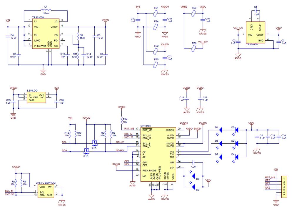 3-Channel Wide FOV Time-of-Flight Distance Sensor Using OPT3101 (No ...