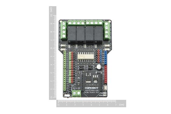 Gravity : 4 Channel Relay shield voor Arduino - Opencircuit