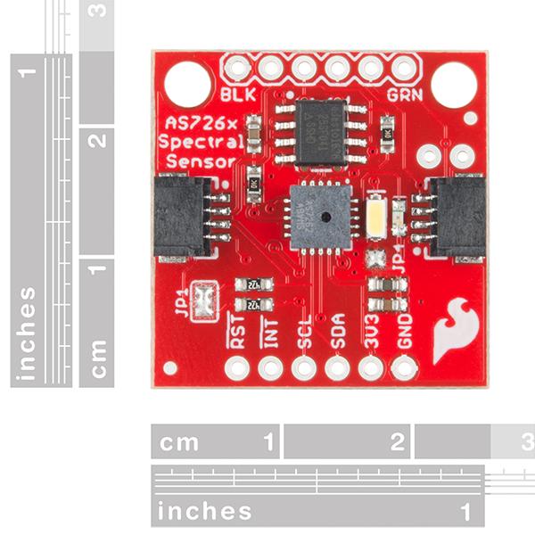 Desglose del sensor espectral Sparkfun - AS7262 (Qwiic) - Opencircuit