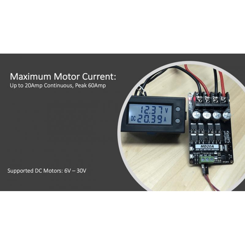 Cytron 20Amp 6V-30V DC Motor Driver - Opencircuit