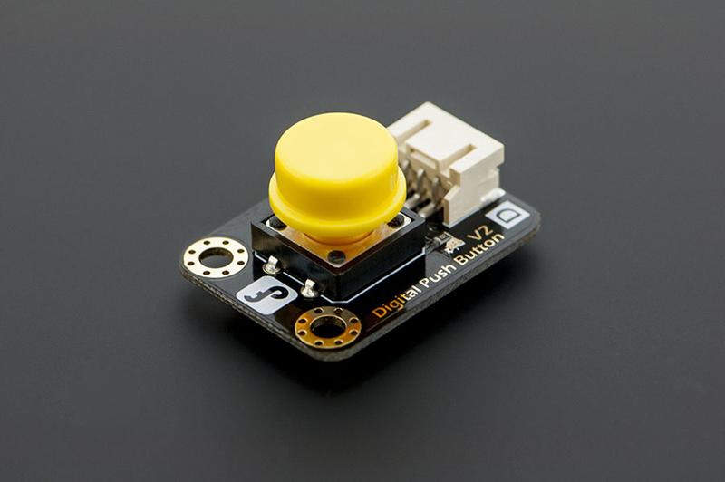 Gravity: Digital Push Button (Yellow) - Opencircuit