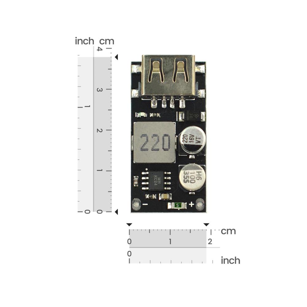 DC-DC Fast Charge Module 6~32V to 5V/3A - Opencircuit