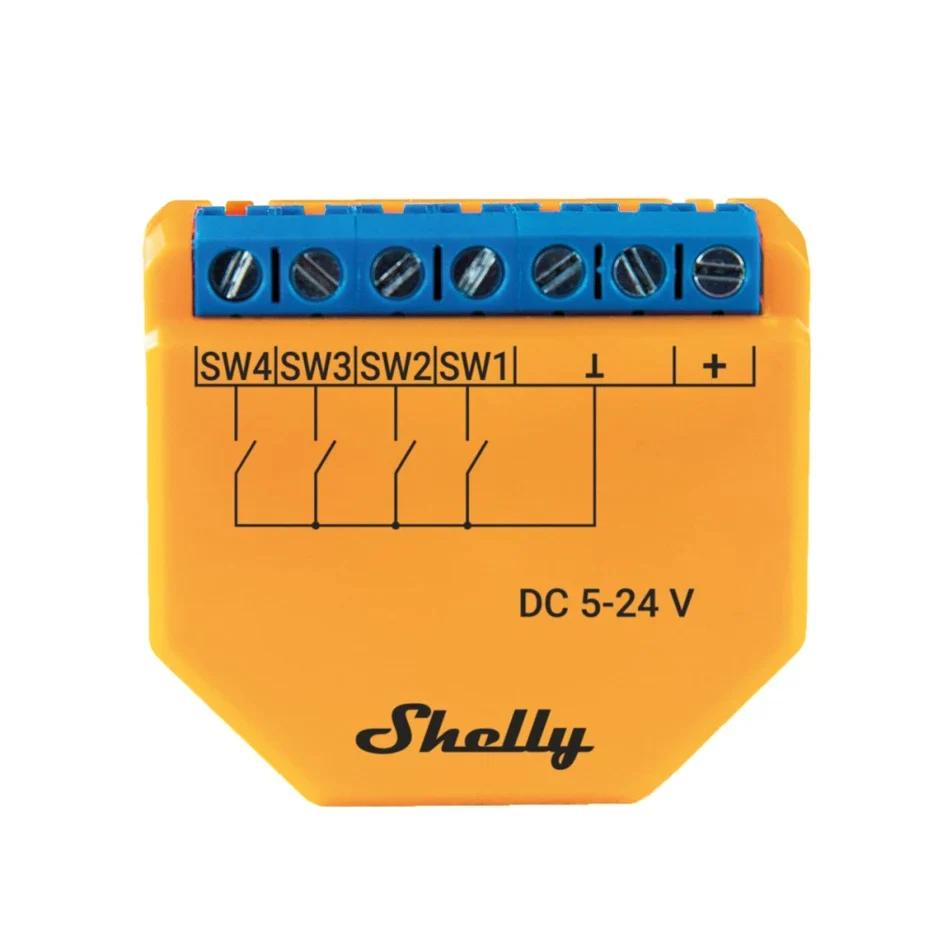 Shelly Plus i4 DC - Pulsante WiFi - 4 canali - Opencircuit