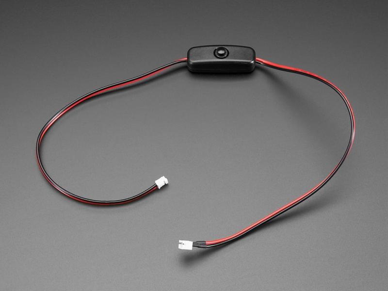 Adafruit Câble d'extension JST 2 broches avec interrupteur marche/arrêt ...