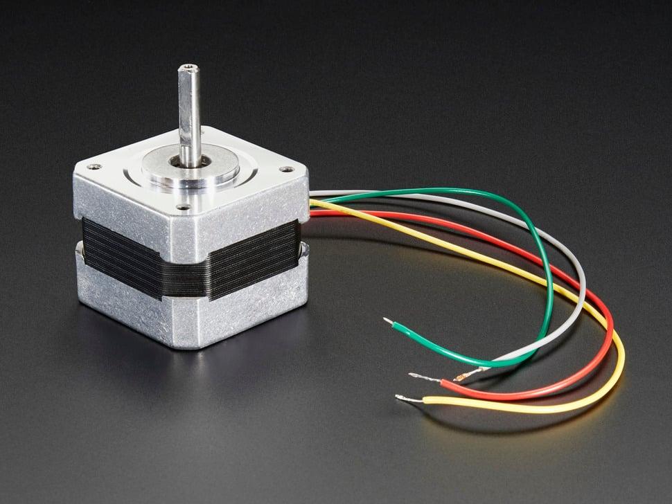 Adafruit Stepper motor - NEMA-17 size - 200 steps/rev, 12V 350mA ...