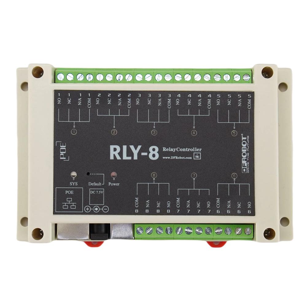 DFRobot RLY-8-POE - Contrôleur de relais USB 8 canaux pour applications ...
