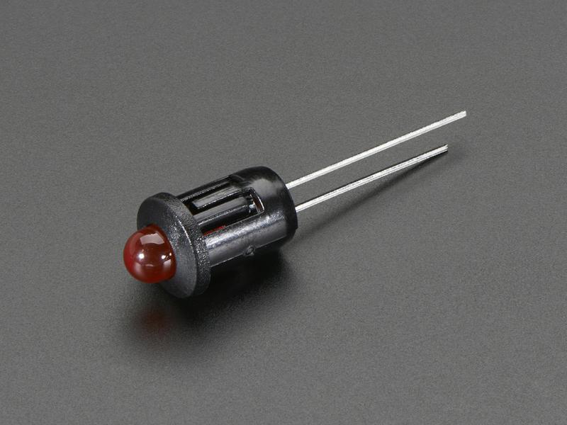 Adafruit Support LED biseauté en plastique de 5 mm - Lot de 5 - Opencircuit