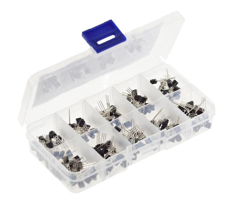 Transistor kit 200 stuks - 10 values - Opencircuit