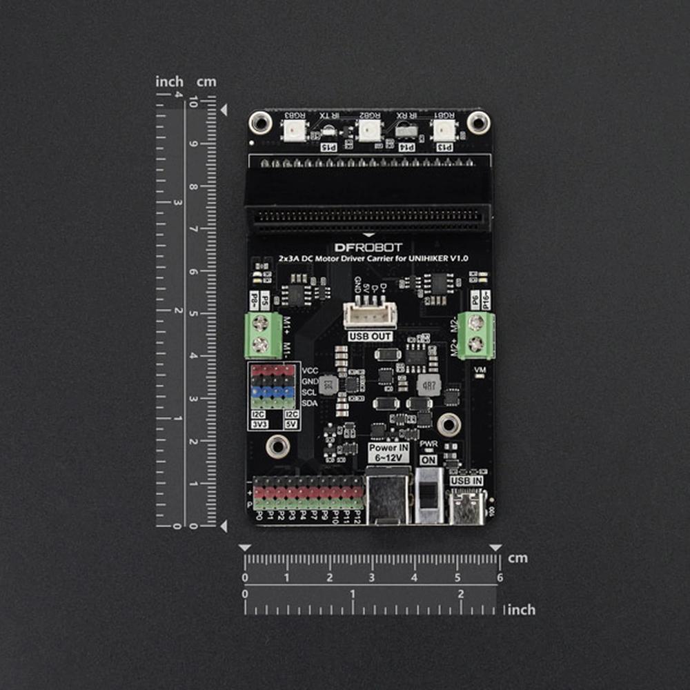 2x3A DC Motor Driver Carrier Board for UNIHIKER M10 - Opencircuit