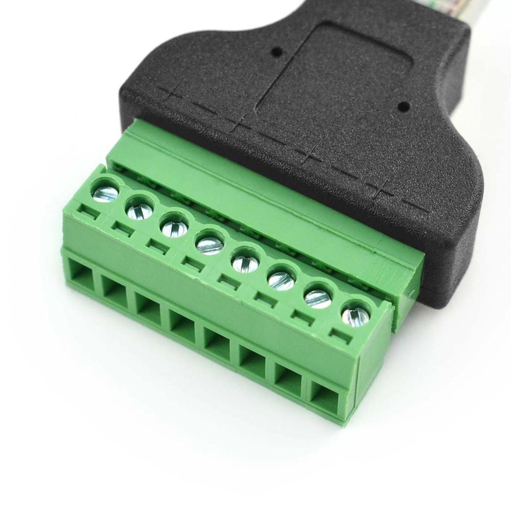 Ethernet RJ45 Male Plug Terminal Block - Opencircuit