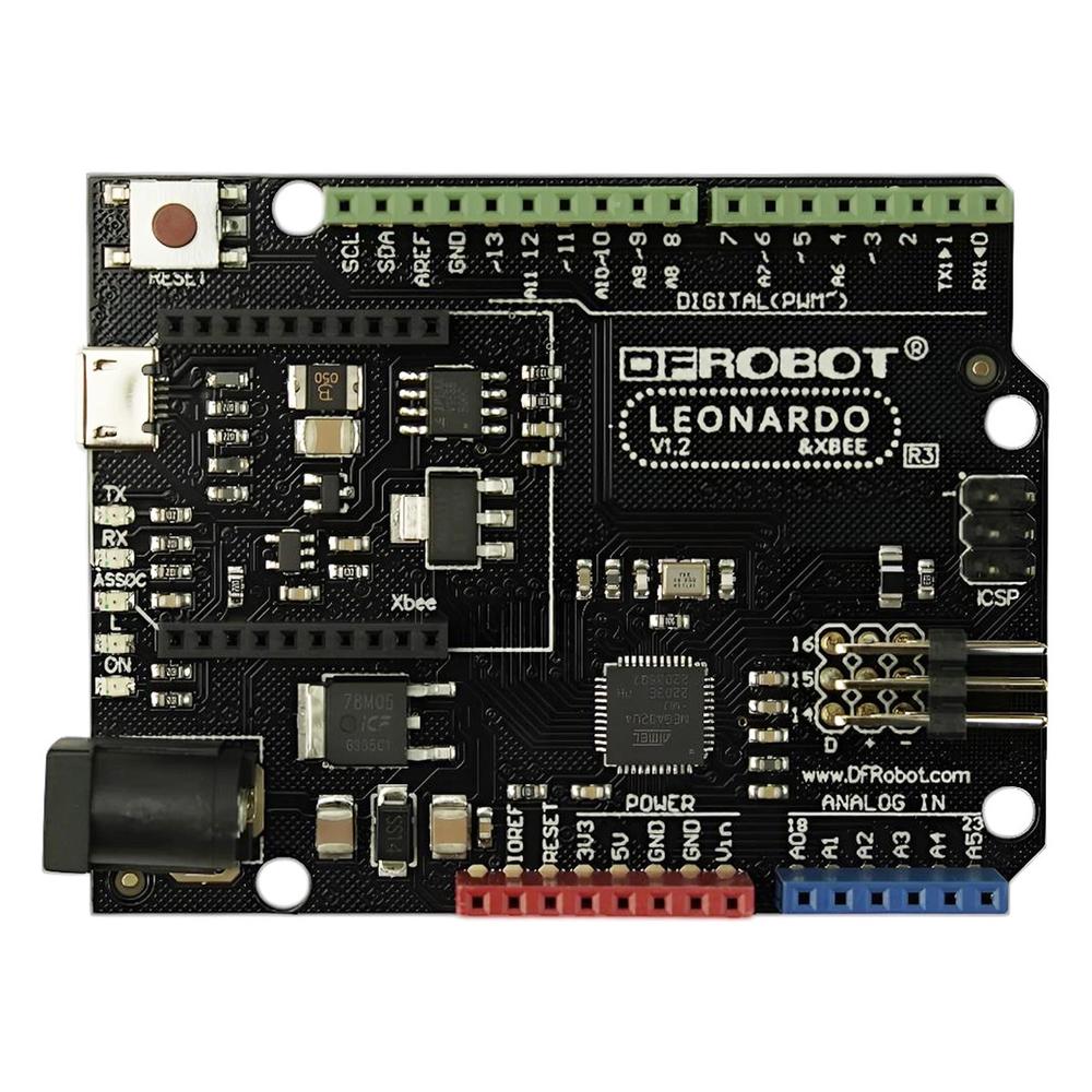 Dfrduino Leonardo With Xbee Socket Arduino Leonardo Compatible 0388