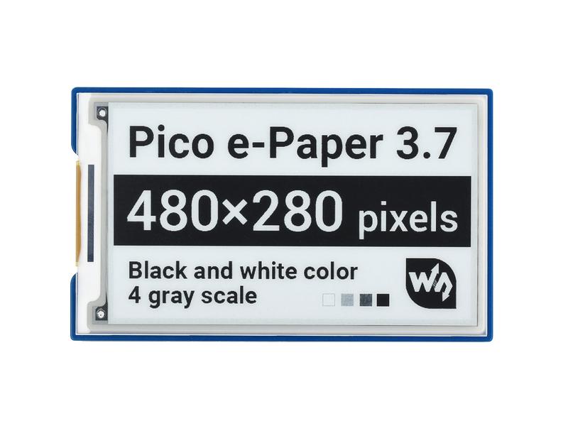 Waveshare 3.7inch E-Paper E-Ink Display Module for Raspberry Pi Pico ...