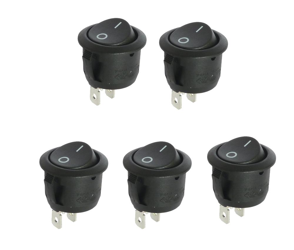 Opencircuit Rocker switch round 16mm - 5 pieces