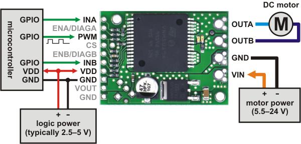VNH5019 Motor Driver Carrier - Opencircuit
