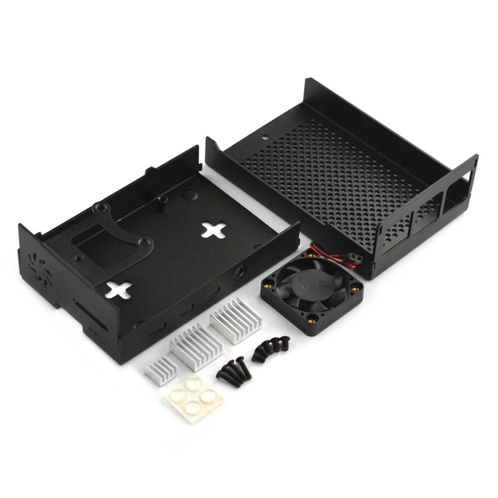DFRobot Aluminum Case for Raspberry Pi 4 (with Heatsink & Fan ...