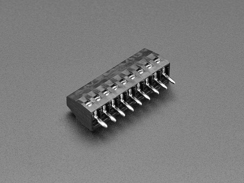 Adafruit Bloque de terminales de 9 pines con paso de 2,54 mm (0,1 ...