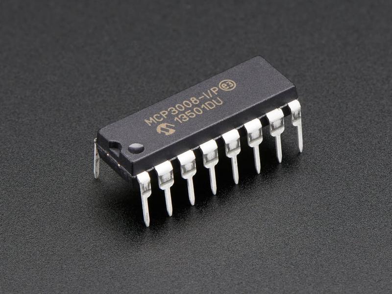 Adafruit MCP3008 - CAN 8 canaux 10 bits avec interface SPI - Opencircuit