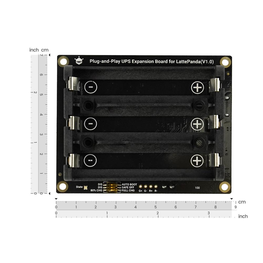DFRobot Smart UPS- board voor LattePanda IOTA (18650-batterij ...