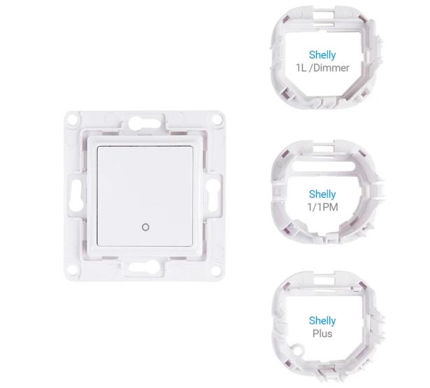 Shelly Wall Switch 1 - White - Opencircuit