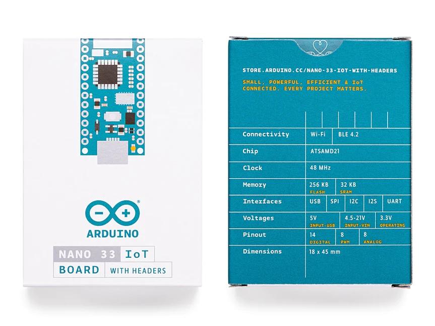 Arduino Nano 33 IoT - met gesoldeerde headers - Opencircuit Arduino Nano 33 IoT - met gesoldeerde headers - Opencircuit