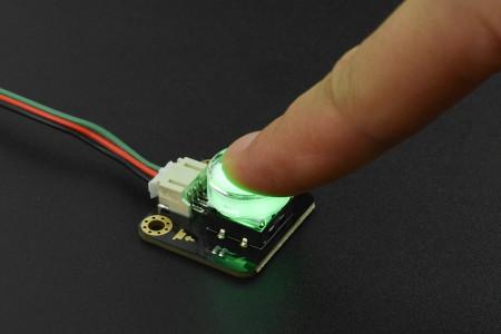 DFRobot Gravity: LED Button - Green - Opencircuit