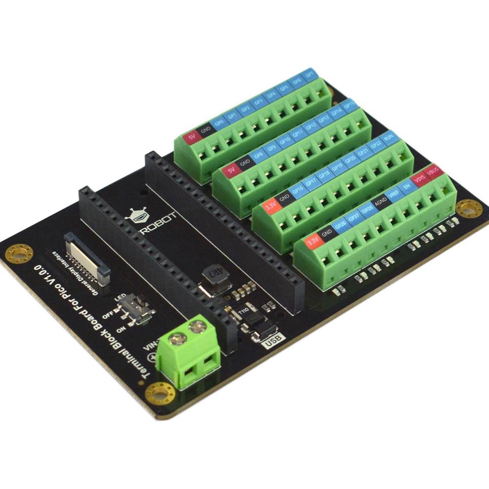 DFRobot Bornier pour Raspberry Pi Pico / Pico 2 - Opencircuit