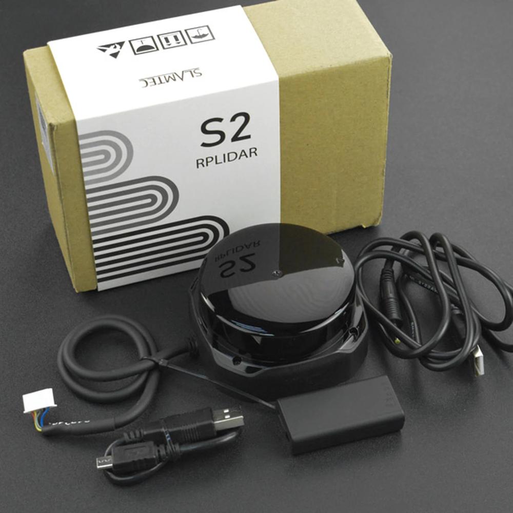 DFRobot RPLiDAR S2 - ToF LiDAR 360° laserscanner (30 m, 5 V, UART, IP65 ...