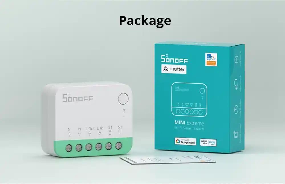 SONOFF MINI Extreme Wi-Fi Smart Switch (Matter-enabled) - Opencircuit