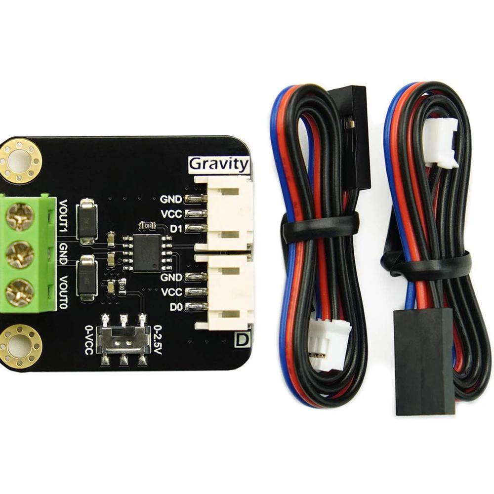 DFRobot Gravity: GP8413 2-Channel 15-bit I2C to 0-5V/10V DAC Module - Opencircuit