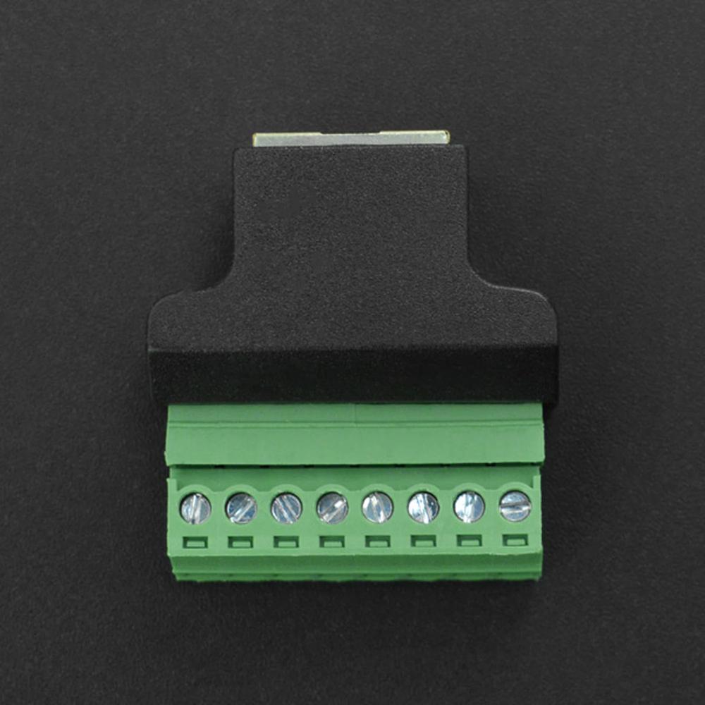 DFRobot Ethernet RJ45 Female Plug Terminal Block - Opencircuit