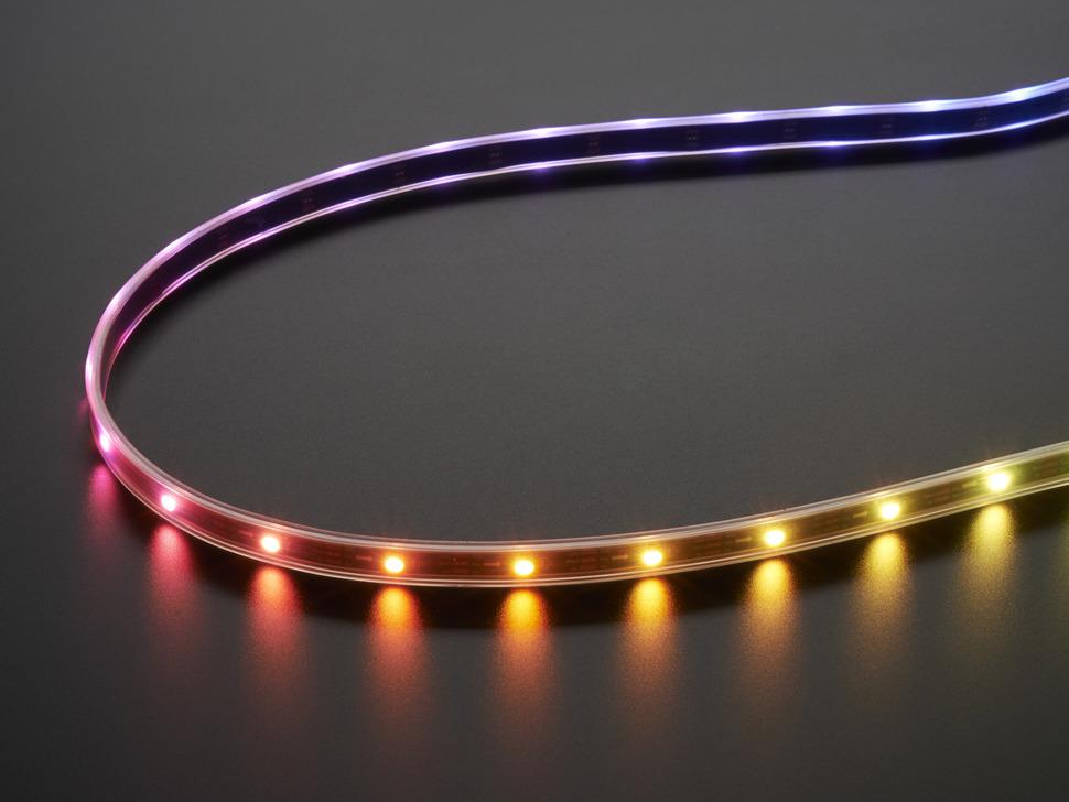 Adafruit NeoPixel Digitale RGBW LED-strip - Zwarte PCB 30 LED/m 4m ...