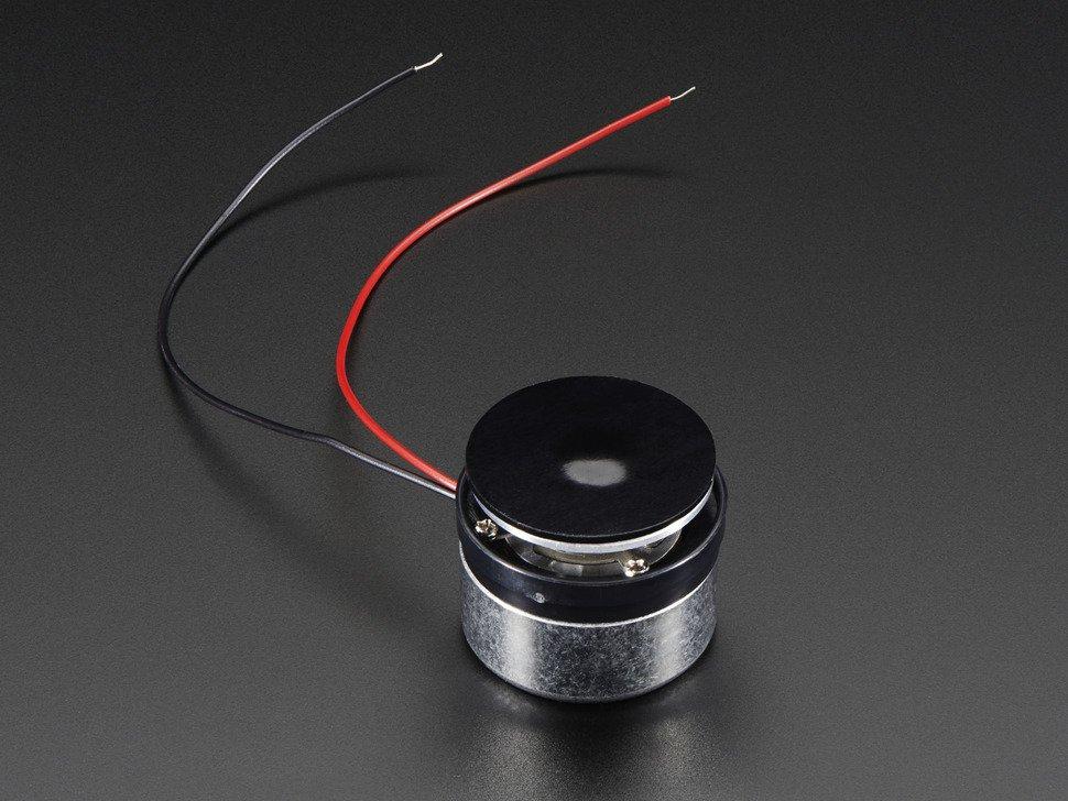 Adafruit Medium Surface Transducer with Wires - 4 Ohm 3 Watt - Opencircuit