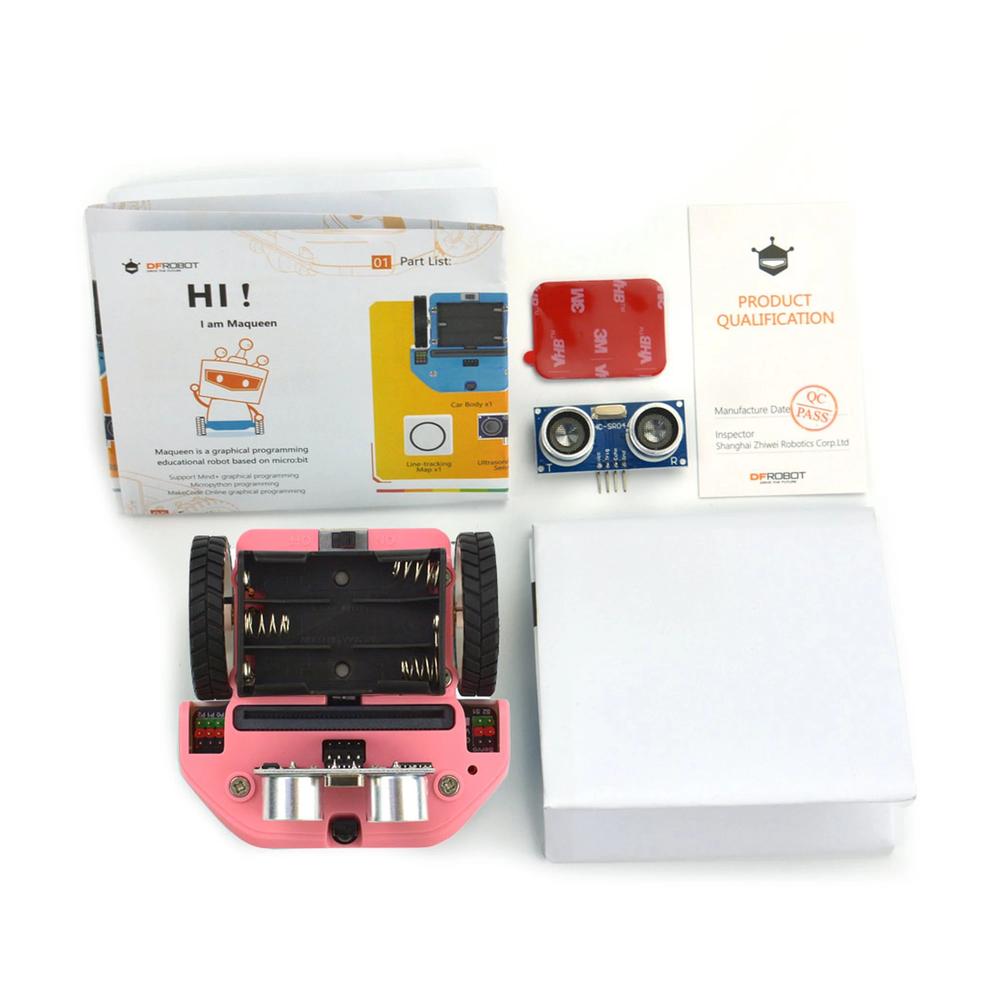 DFRobot Micro: Maqueen Lite com Skin (Vermelho) - Plataforma de Robôs ...
