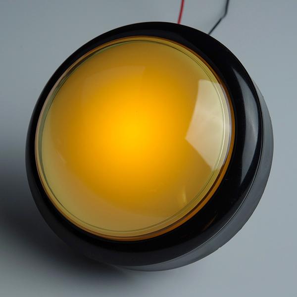 Big Dome Pushbutton - Yellow - Opencircuit