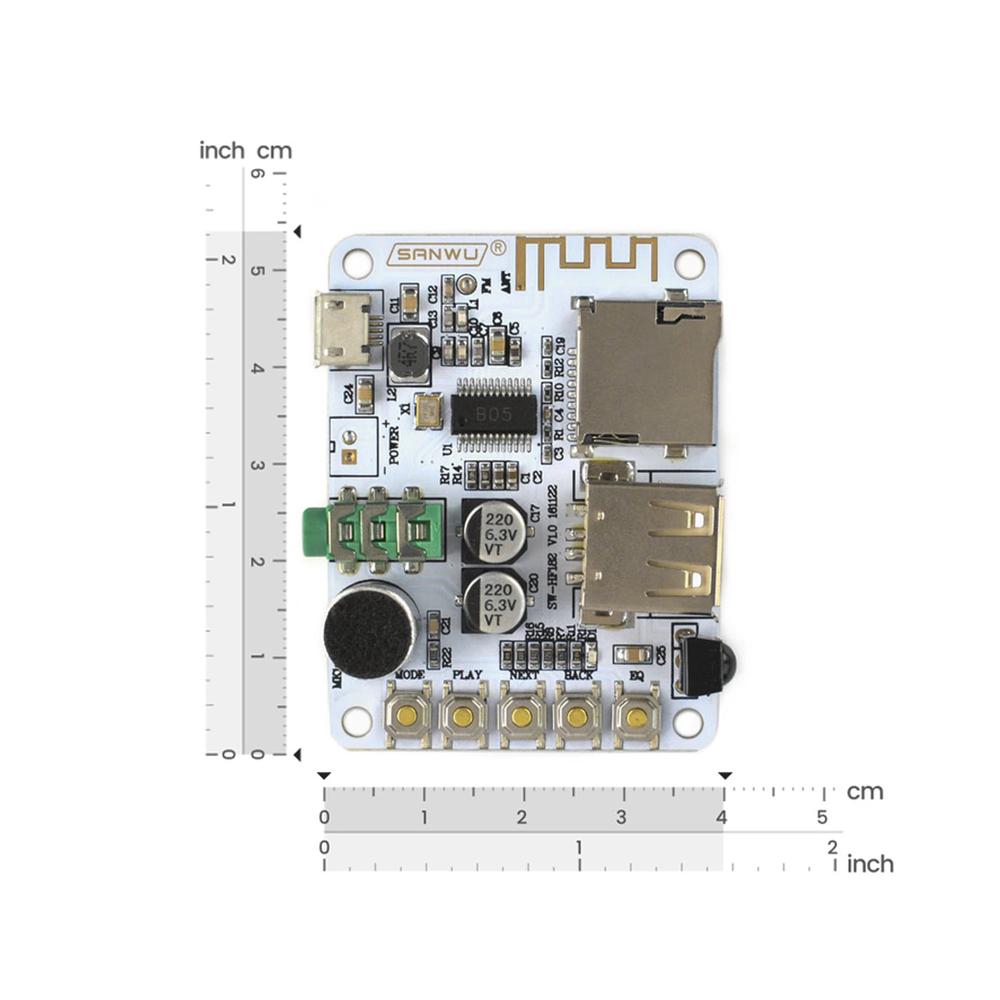 DFRobot Bluetooth Audio Receiver and Playback Module (Bluetooth 4.0 ...