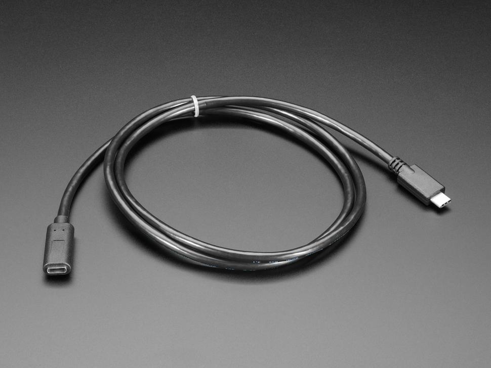 Adafruit USB Type C Extension Cable - 1 meter long - Opencircuit