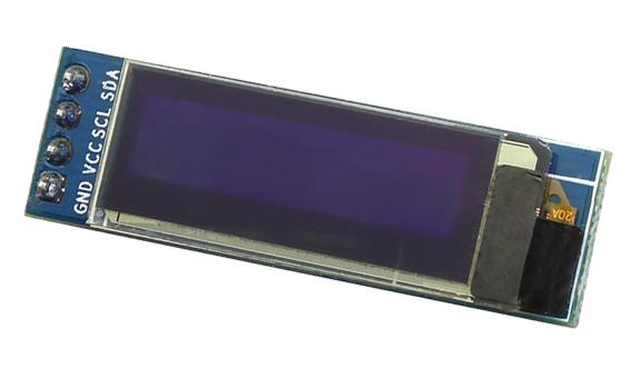 OLED display 128 x 32 I2C - Blue - Opencircuit