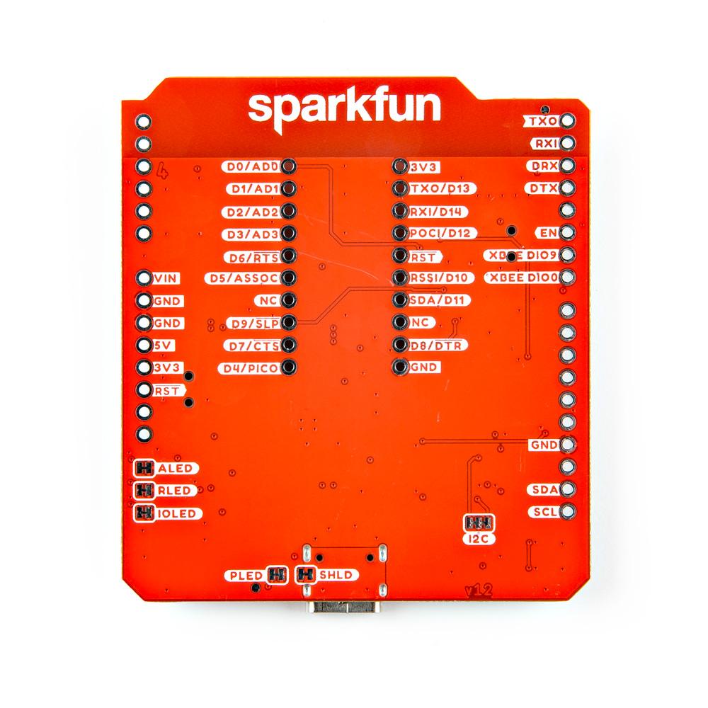 Blindage Arduino Sparkfun Digi Xbee® Usb C Qwiic Opencircuit 