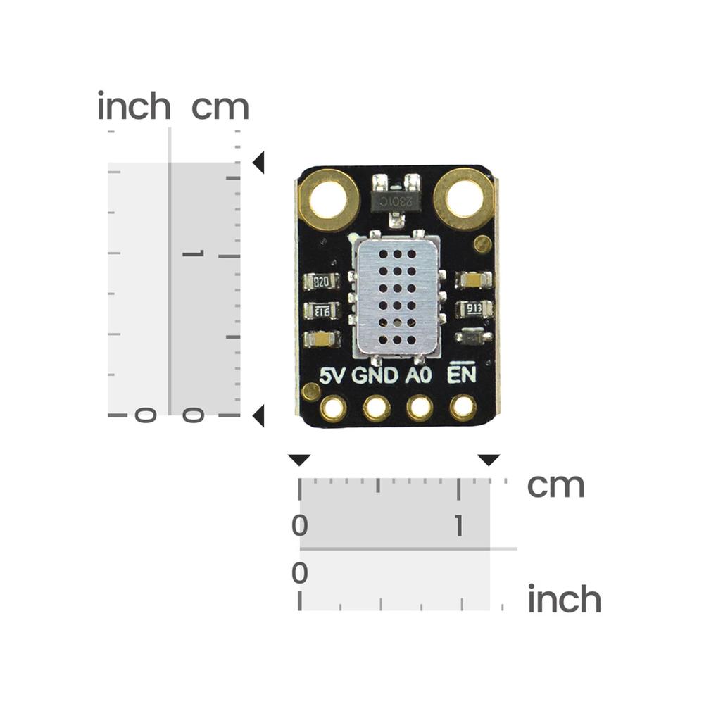 DFRobot Fermion: Detector de gases MEMS H₂ y NOx - Sensor MiCS-2714 (1 ...