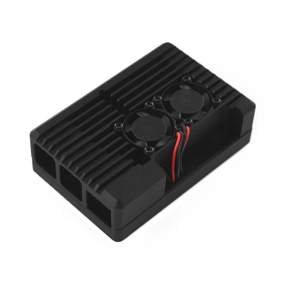 DFRobot Armor case met dubbele ventilatoren (2510) voor Raspberry Pi 4 ...