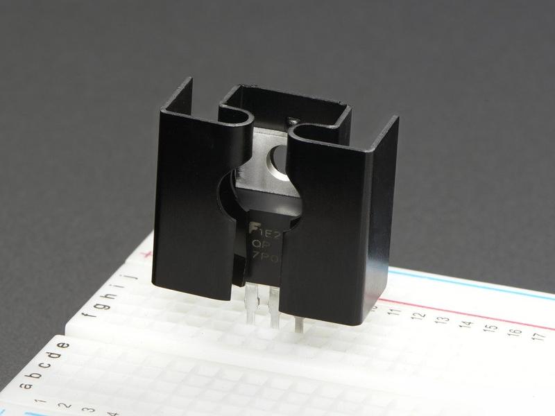 Adafruit TO-220 Clip-On Heatsink - Opencircuit