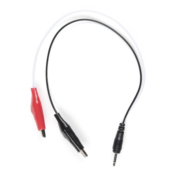 Sparkfun Audio Cable to Alligator Clips - 2.5mm - Opencircuit