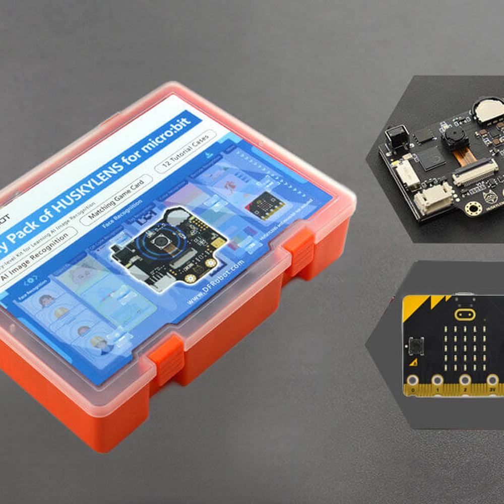 Paquete de estudio con HUSKYLENS y Micro:bit V2 - Opencircuit