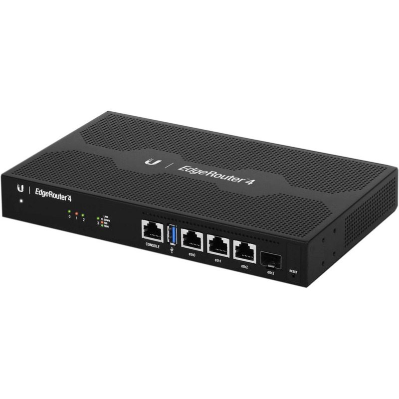 Ubiquiti EdgeRouter 4 | Roteador WAN Gigabit com Fio | 3× GbE + 1× SFP ...