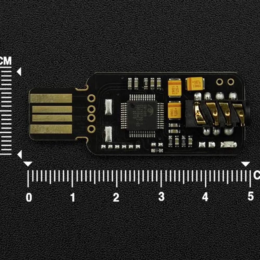 DFRobot Mini USB External Sound Card for NVIDIA Jetson Nano / Raspberry Pi 400 / UNIHIKER M10 ...