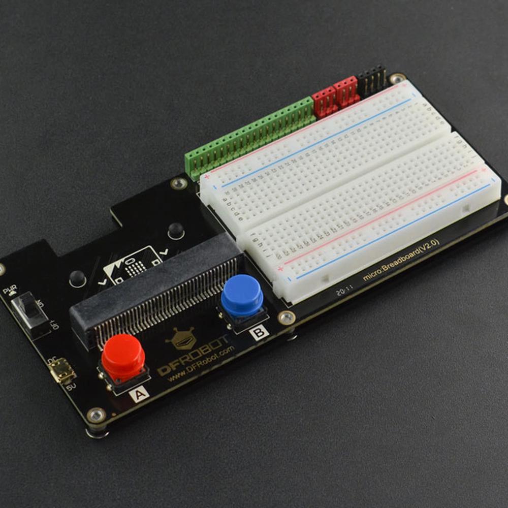 DFRobot Micro: breadboard - Innovative micro:bit Expansion Board for ...