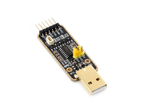 Waveshare USB-naar-UART-debuggermodule voor Raspberry Pi 5, Type-A ...