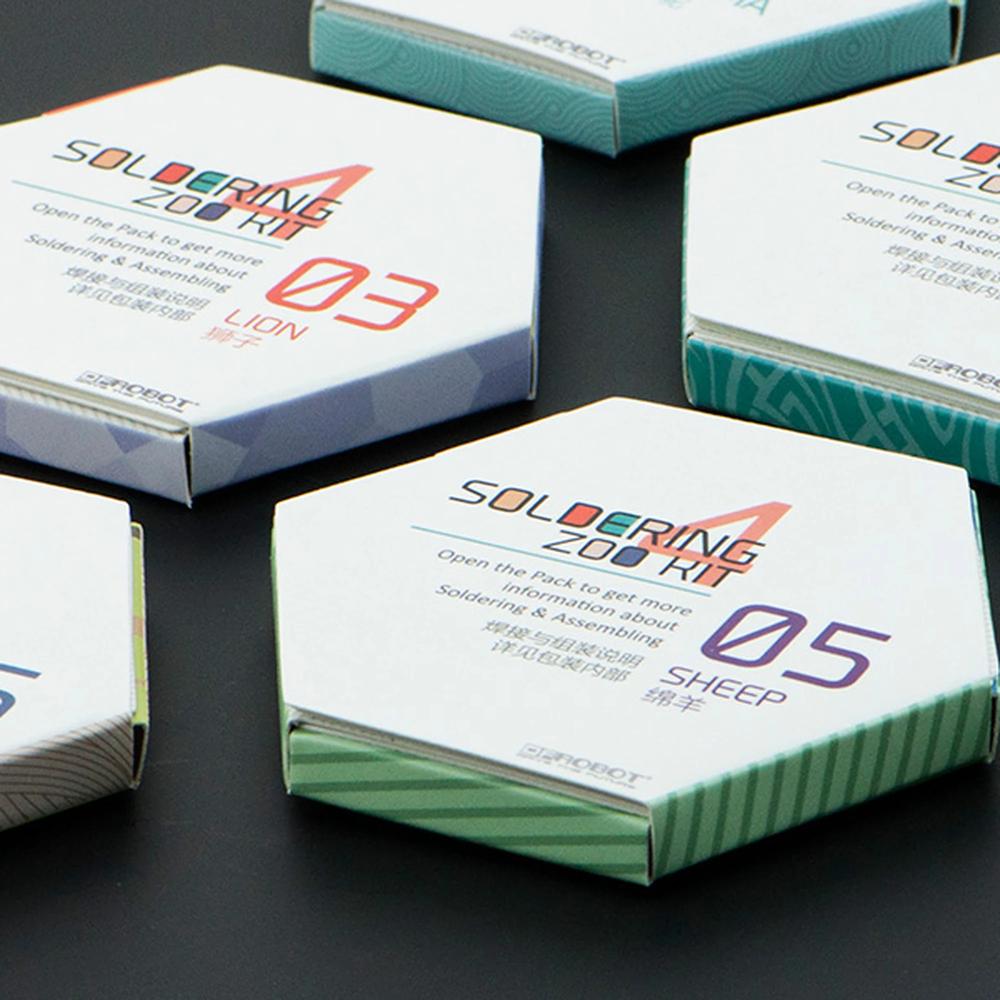 DFRobot 4-Soldering Zoo Animal Kit - Opencircuit