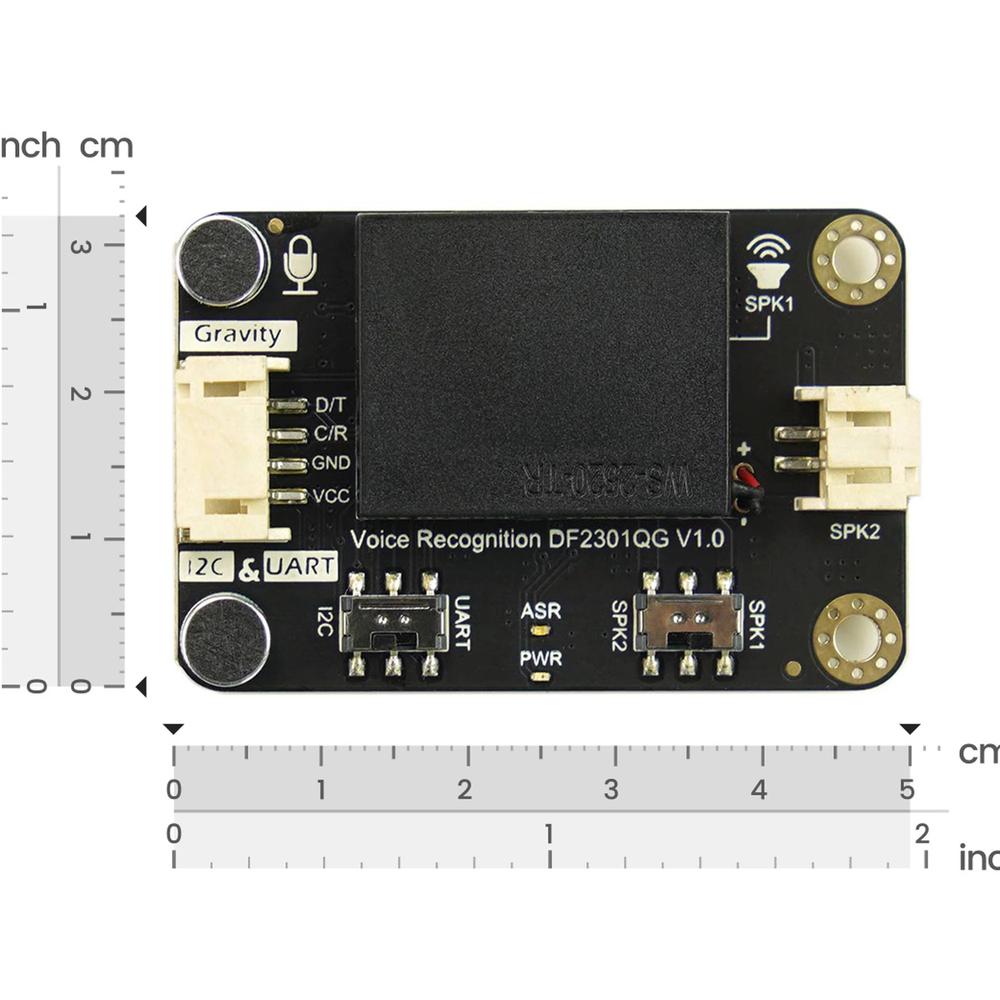 DFRobot Gravity : Capteur de reconnaissance vocale pour l'apprentissage ...